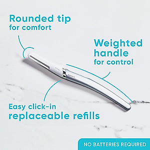 Gillette Venus Facial Razor Dermaplaning Kit, Dermaplaning Tool with 2 Blades, Pre Dermaplane Cleanser and Oil, Post Dermaplane Moisturizer Serum, Eyebrow Razor, Dermaplane Razor for Women Face