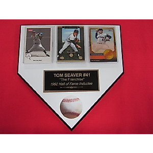 Tom Seaver 3 Card Collector Home Plate Plaque to Amazon!