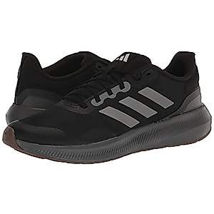 adidas Men's Runfalcon 3.0 Running Shoe, Black/Grey/Carbon, 9.5