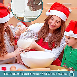 Nut Milk Bag Reusable 3 Pack 12" x 10" Cheesecloth Bags for Straining Almond/Soy Milk Greek Yogurt Strainer Milk Nut Bag for Cold Brew Coffee Tea Beer Juice Fine Nylon Mesh Cheese Cloth