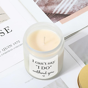 LAMIVEENLA Bridesmaid Gifts Scented Candle Lavender - Funny Matron of Honor Gifts Gifts for Bridesmaids Matron of Honor Proposal Gifts Maid of Honor Proposal Gifts Soy Candle 4oz