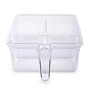 CTG, Luciano Collection, All Purpose Storage Bin with Handle, 8"" x 12"", Clear