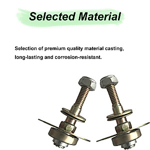 SagaSave 2 Sizes Optional 4Pcs Rocking Chair Bearing Connecting Piece M8*45 M8*55 Rocking Chair Bearing Screws Kits Furniture Connecting Fittings, for Wooden Metal Rocking Chair Outdoor(M8*45)