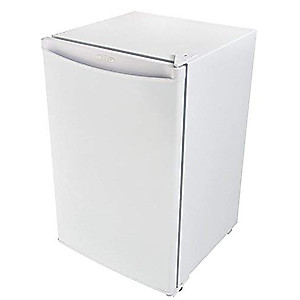 Danby DUFM032A3WDB 3.2 Cu.Ft. Upright Freezer with 2 Shelves, Garage Ready with Scratch-Resistant Worktop