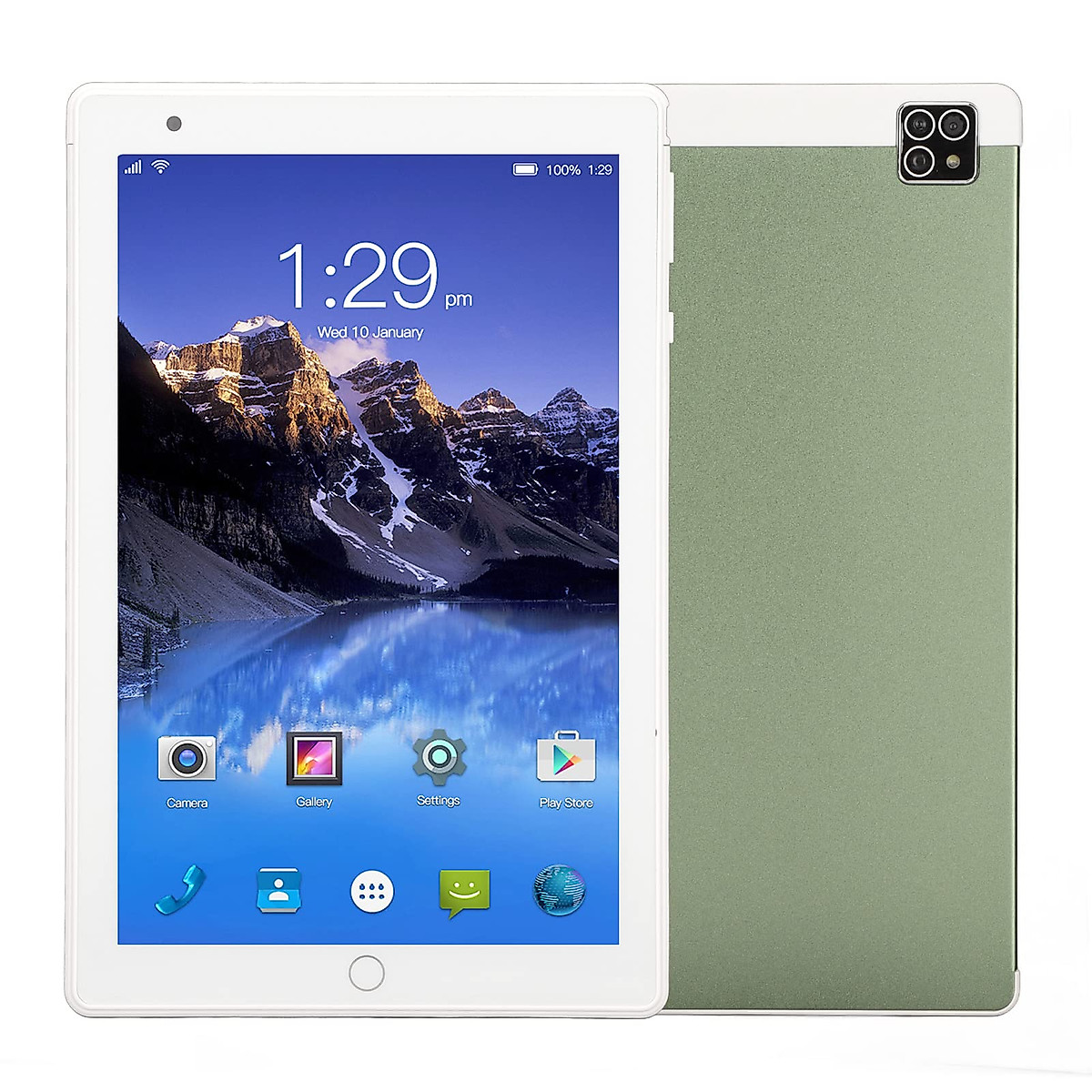 GOWENIC 8in Tablet, 5G Dual Frequency WiFi, 64GB ROM 128G Expand, 4GB RAM Octa Core Processor, 200W and 800W Camera, 8800mAh Tablet PC, Support OTG Connection (US Plug)