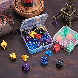 BENECREAT 27 Pack 3-Size Square Mini Clear Plastic Bead Storage Containers Box Case with lid for Items,Pills,Herbs,Tiny Bead,Jewerlry Findings, and Other Small Items