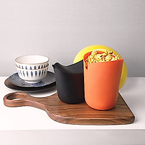 CloudyPeak Microwave Popcorn Maker Bowl Food Grade Silicone Popcorn Popper, BPA Free & Dishwasher Safe,2Pack
