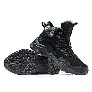RAX Men's Wild Wolf Mid Venture Waterproof Lightweight Hiking Boots(9.5 US)