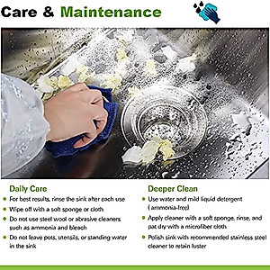 Hykolity 30-inch Undermount Kitchen Sink, 16 Gauge Single Bowl Stainless Steel Kitchen Sink with Strainer & Bottom Grid, 30" x 18" x 9"