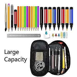 Pencil Case for Boys, Cute Pencil Pouch Big Capacity Waterproof and Durable Pencil Bag for Kids Teens Students School Supplies… (Game Green and Blue)
