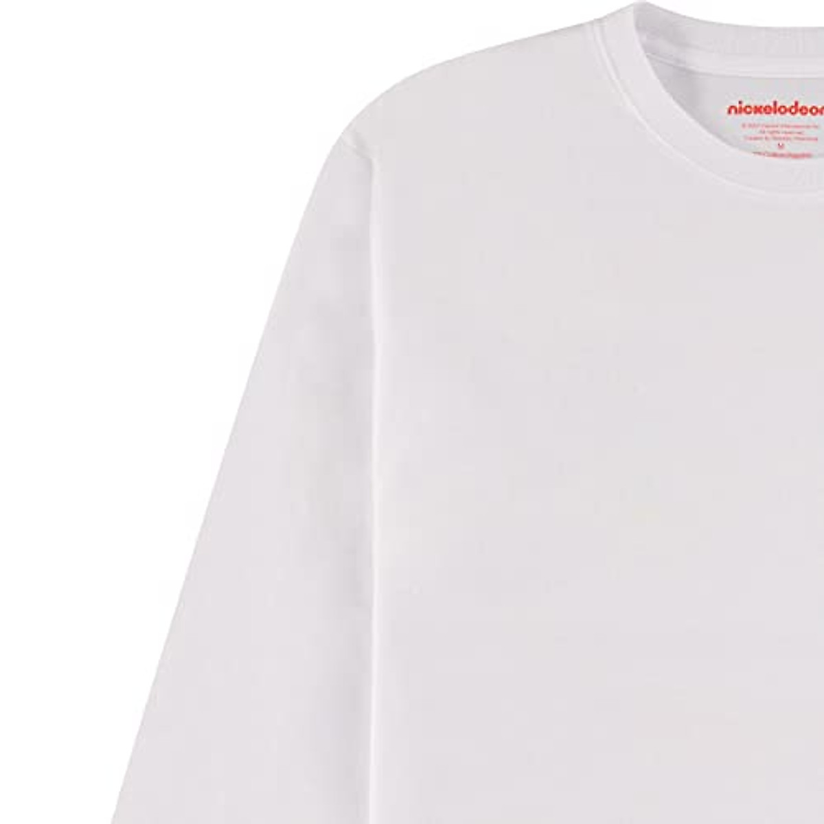 Mens Spongebob Squarepants Shirt - Spongebob, Patrick & Krusty Krab Long Sleeve Tee (Krabby White, X-Large)