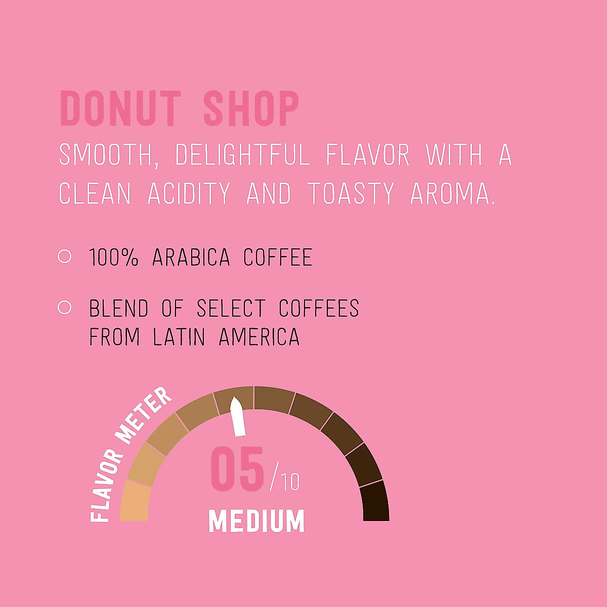 Amazon Brand - Happy Belly Medium Roast Coffee Pods, Donut Style, Compatible with Keurig 2.0 K-Cup Brewers, 100 Count