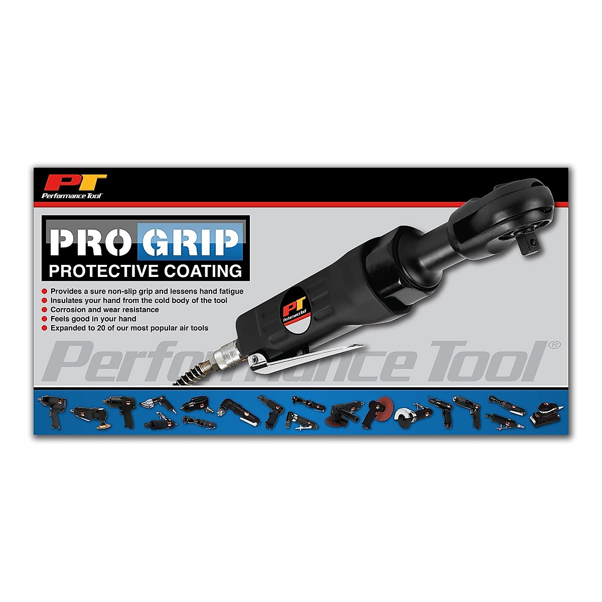 Performance Tool M550DB Air Hammer With 4 Chisels