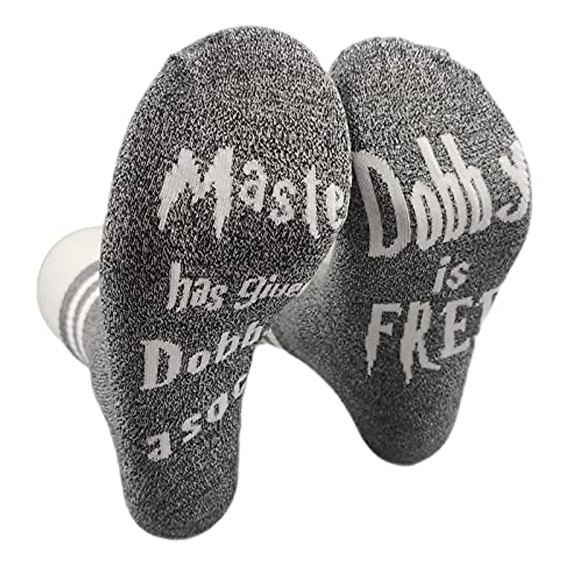 Inmeilifus Novelty Dobby Socks Funny Cotton Knitted Sox Cute Christmas Gift Stocking Stuffers