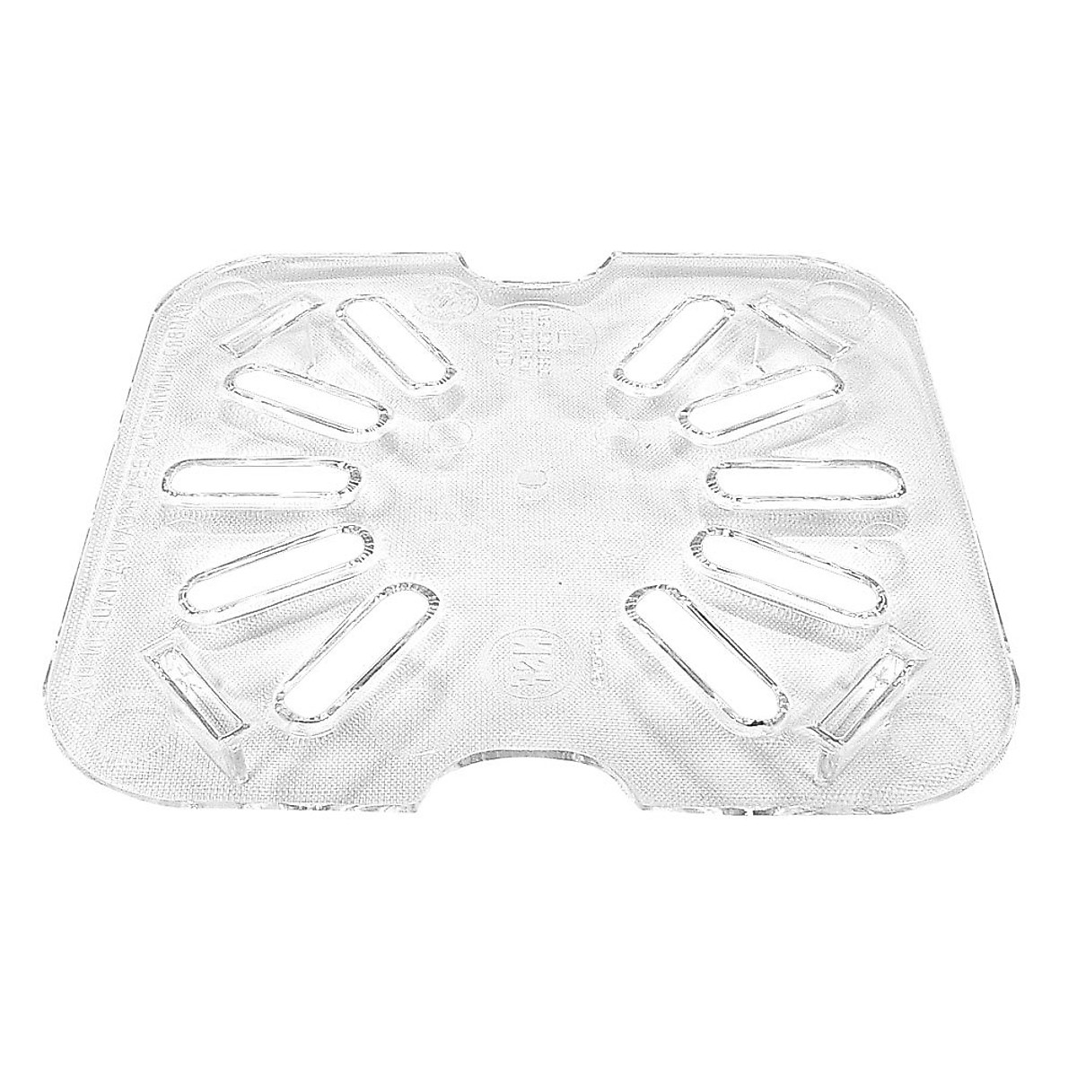 Cambro 60CWD135 Food Pan Drain Shelf 1/6 Camwear Clear Case of 6