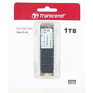 Transcend TS1TMTE110S 1TB M.2 NVMe PCIe Gen3x4 MTE110S SSD Internal Solid State Drive
