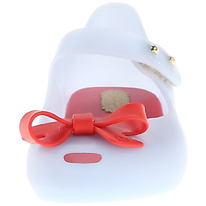 Mini Melissa Ultragirl Bow Flat ,Blue/Red,5 M US Toddler