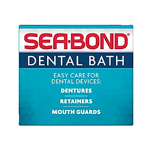 Sea Bond Denture Bath, Colors May Vary