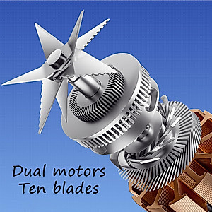 Yulyoie Multifunctional Portable Juicer Cup with Digital Display, Yulyoie Juicer Cup, Portable Smoothie Blender on the Go, Mini Juicer Rechargeable, Portable Smoothie Cup (White)