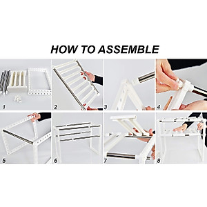 HOME-X Under Sink Storage Shelf, Expandable Cabinet Organizer for Kitchen - Expands16” to 26”