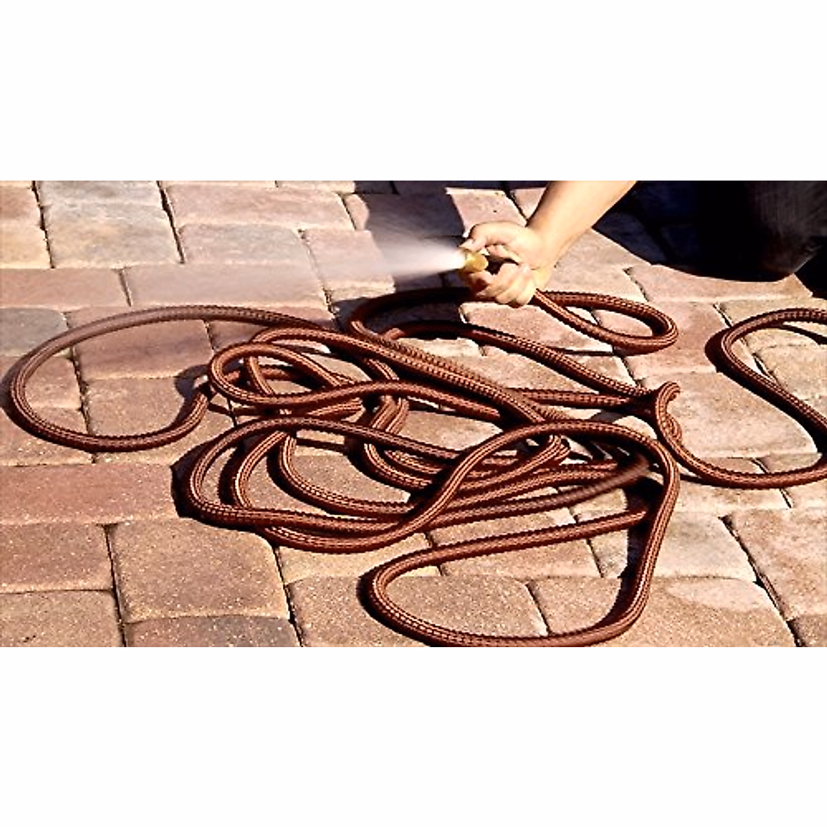 Big Boss Super Strong Copper Xhose - High Performance Lightweight Expandable Garden Hose with Brass Fittings, 50’