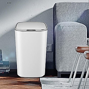LIRUXUN Smart Induction Trash Can Automatic Sensor Dustbin Rubbish Can Home&Kitchen Touch Sensor Garbage Bucket