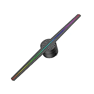 3D Holographic Fan，384LED 16.5inch Diameter 3D Animated Holographic Projection Fan，3D Holographic Display Air Fan Video Projector is Best for Business Store Shop Holiday Events Display