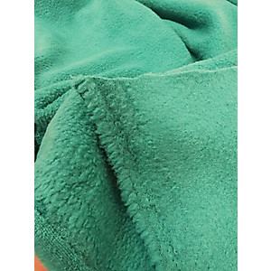 Solid Polar Fleece Fabric - 37 Colors - Sold by The Yard DIY Blankets Clothing Pajamas Accessories (Heather Gray)
