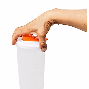 Home-X Slim Line Pitcher, Slim Design Fits Perfectly in Tight Spaces (3" x 2.75" x 12")