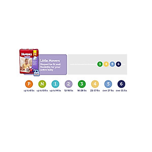 Huggies Little Movers Diapers, Size 3, Big Pack, 72 Count (packaging may vary)