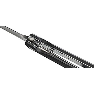 CRKT LCK + Large Folding Pocket Knife: Folder with Liner Lock, Plain Edge Drop Point Blade, Reinforced Nylon Handle with Pocket Clip 3810