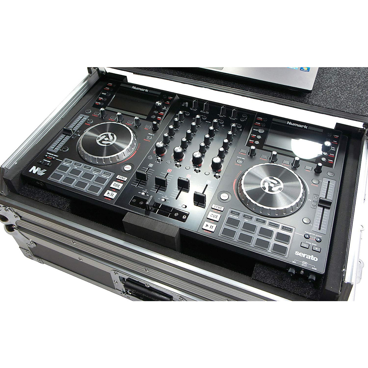 Harmony Audio HCNVLT Compatible With Numark NV II DJ Cases Flight Glide Laptop Stand Road DJ Custom Case