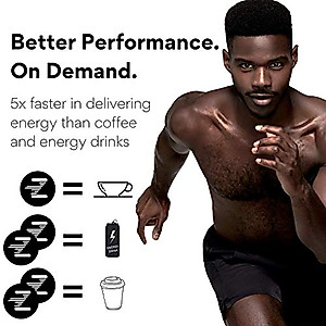 ZENERGY Energy Gum, 50mg of Caffeine Per Piece with B6 and B12 Vitamins, 0 Calories, Sugar and Gluten Free, Non GMO, Vegan and Aspartame Free, Mint Flavour, 8-Count Boxes (Pack of 3)