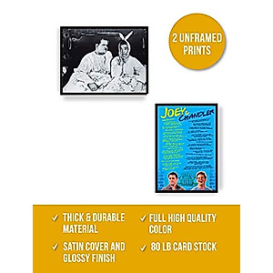Cool TV Props New Friends Poster - Friends Merchandise TV Show Poster- Joey and Chandler Posters - Friends Show Gifts and Decor (Laurel & Hardy)