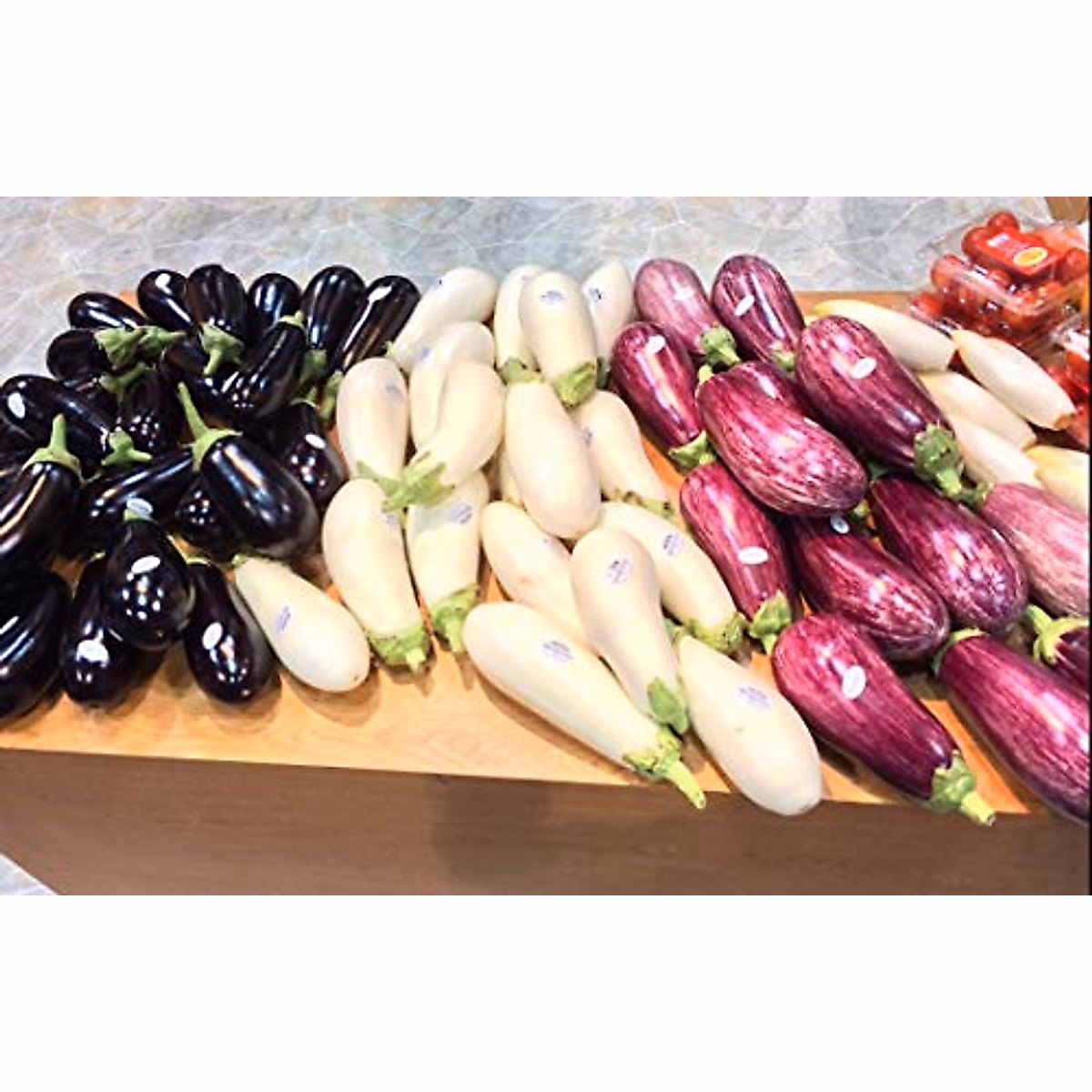Seeds4planting - Seeds Eggplant Aubergine Long Mix Rare Thai Heirloom Vegetable Non GMO