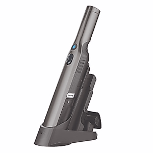 Shark WV201 WANDVAC Handheld Vacuum, Lightweight at 1.4 Pounds with Powerful Suction, Charging Dock, Single Touch Empty and Detachable Dust Cup