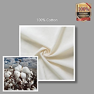 TOPDesign 6-Pack Economical 16"x15" Cotton Tote Bag, Lightweight Medium Reusable Grocery Shopping Cloth Bags, Suitable for DIY, Advertising, Promotion, Gift, Activity