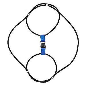 Encased Trash Can Lock for Animals/Raccoons, Bungee Cord Heavy Duty Large Outdoor Garbage Lid Lock (Trash Can NOT Included)