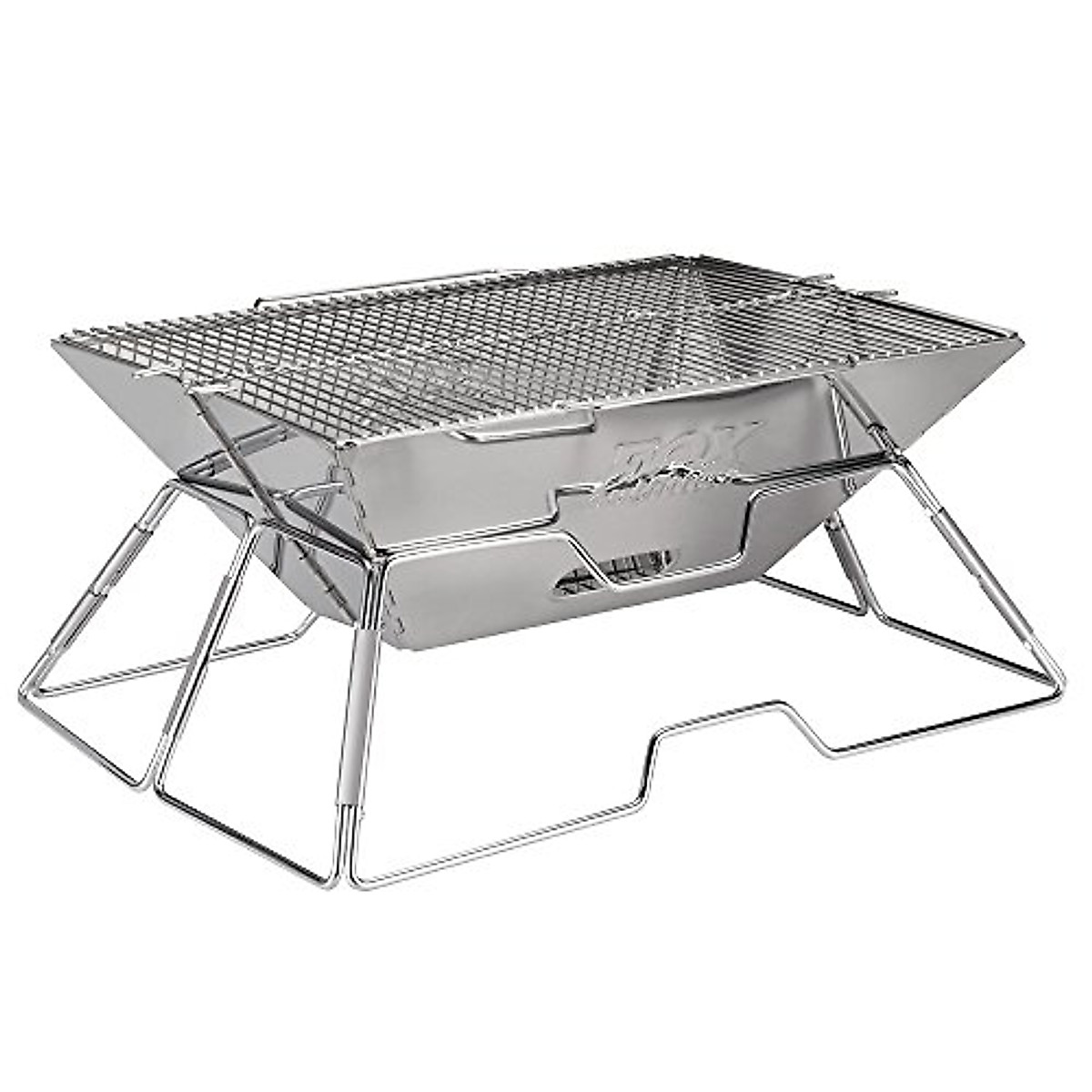 Quick Grill Large: Portable Camping Charcoal Grill with Carrying Bag for Backpacking / 304 Stainless Steel Grill/Outdoor Stove Burner/Hiking Travel Picnic BBQ