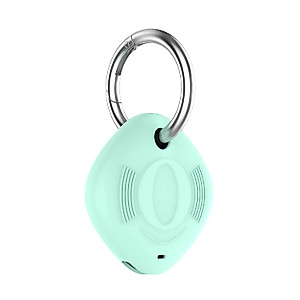 TenCloud Keychain Cases Compatible with Samsung Galaxy SmartTag SmartTag Plus Silicone Durable Key Ring Case for Galaxy SmartTag (Teal)