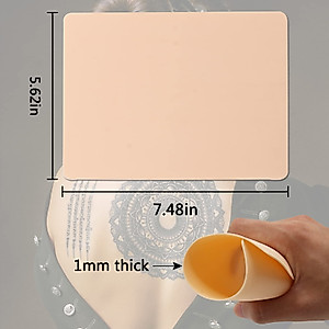 Tattoo Skin Practice - Autdor 10Pcs Blank Tattoo Practice Skin Double Sides Fake Skin 7.4x5.6" Tattooing and Microblading Eyebrow Practice Skin for Tattoo Supplies Tattoo Artists