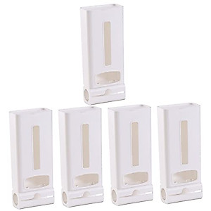 Cabilock 5pcs bag storage box kitchen Garbage Bags Organizer storage bag holder plastic bag saver dispenser plastic organizers bag dispenser Kitchen Dispenser for bag extractive waste bag