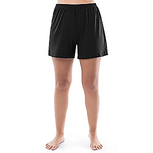 Fruit of the Loom Women's Breathable Tank Top and Short 2 Piece Sleep Set, Black, 2X