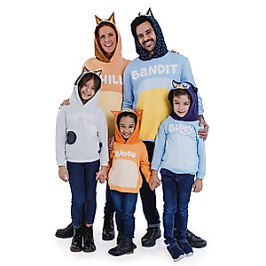 Bluey Little Boys Fleece Matching Family Cosplay Pullover Hoodie 6