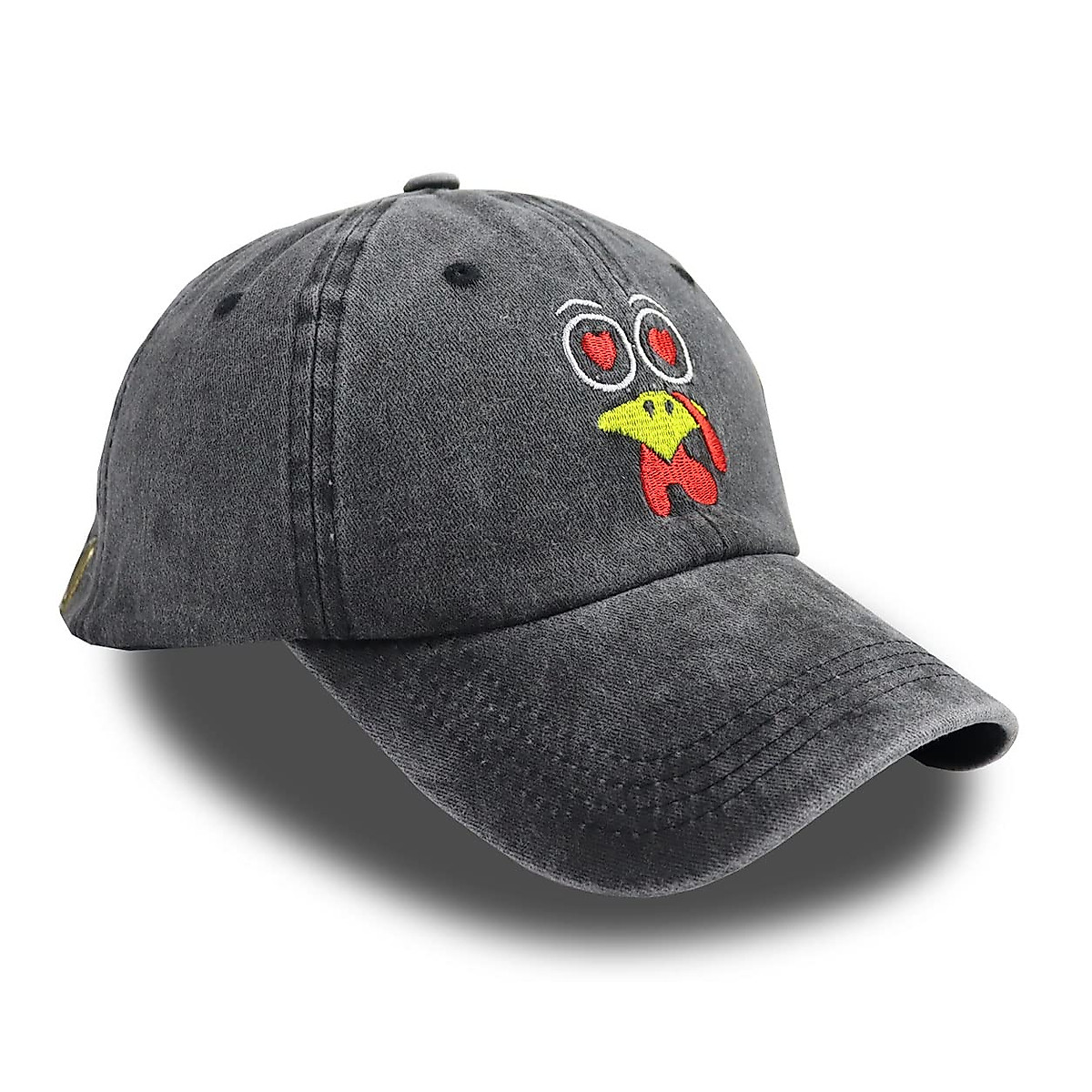 Fall Decorations for Home, Thanksgiving Turkey Hat, Funny Autumn Decor Adjustable Washed Cotton Party Baseball Cap, Gifts for Men, Women, Dad, Mama, Grandpa, Grandma, Sister, Brother, Friends Black02