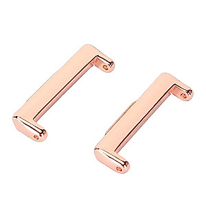 GOTOTOP Watch Strap Connector, Replacement 20mm Inner Diameter 2Pcs Easy Installation Watchband Connector for FIT 2 for Repair (Gold)