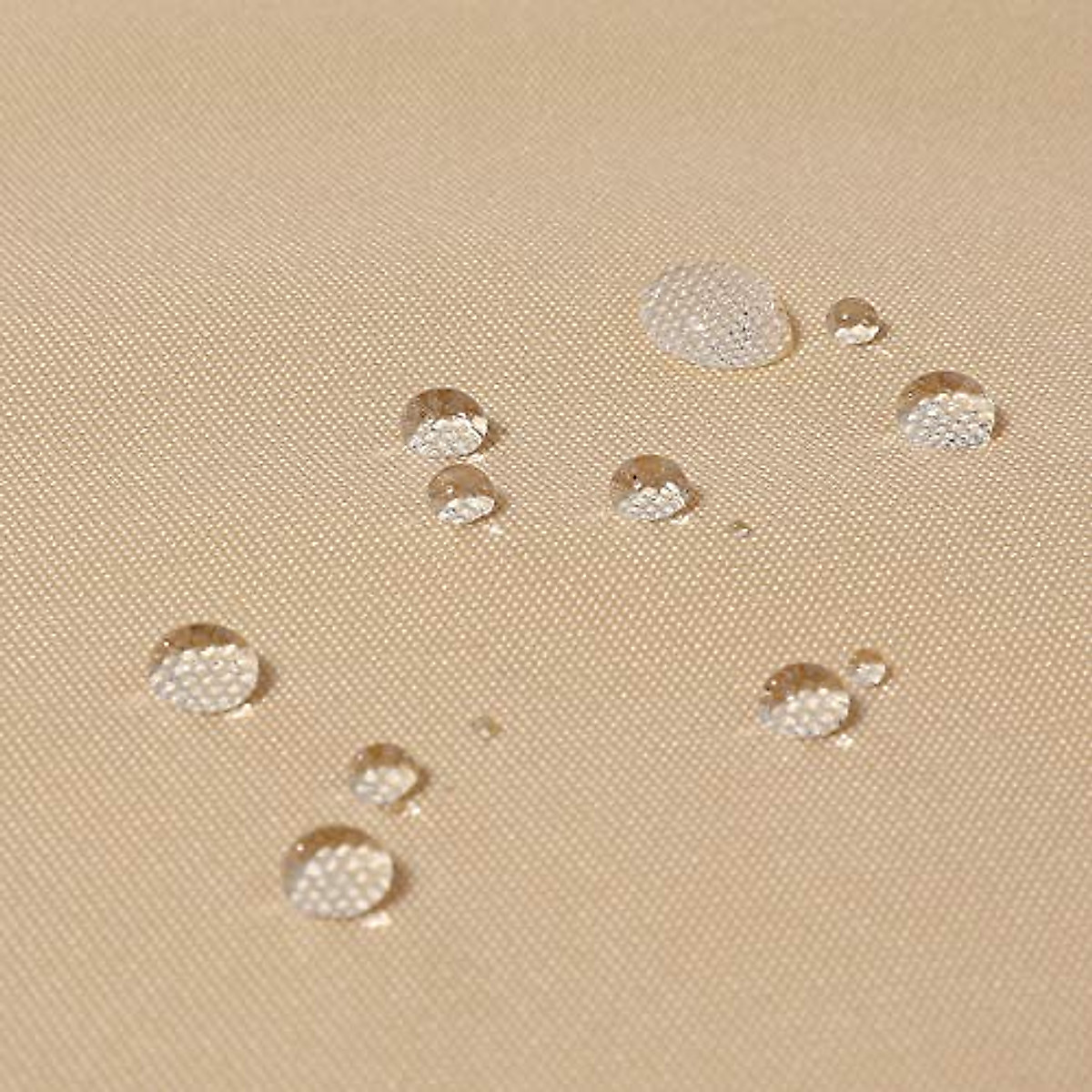 Jneaicn Shade Sail Waterproof Sun Canopy Triangle 6'5''x 6'5''x 6'5'' Shade Sails UV Block for Patio Backyard Lawn Yard in Color Beige