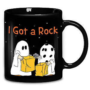 Great Pumpkin Ghost I Got A Rock Coffee Mug 11oz Christmas Gift