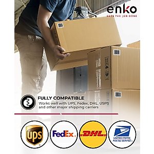 enKo (3 Rolls, 7,050 Labels) 1-1/2" x 1/2" Direct Thermal Label for Address Mailing and Shipping FBA FNSKU Labels