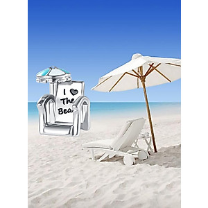 MZC Jewelry Beach Chair Charm for Pandora Bracelets